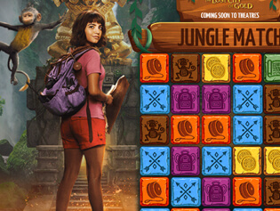 Dora And The Lost City Of Gold: Jungle Match . BrightestGames.com