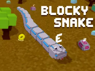 Blocky Snake . Online Games . BrightestGames.com