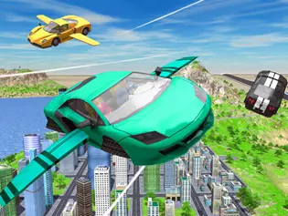 Flying Car Extreme Simulator . BrightestGames.com