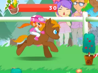 Pony Run . Online Games . BrightestGames.com