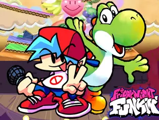 Friday Night Funkin Vs Yoshi . BrightestGames.com