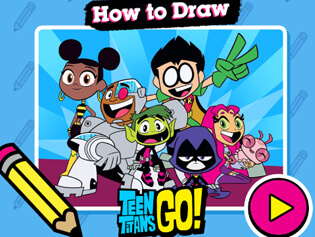 How To Draw Teen Titans Go . BrightestGames.com