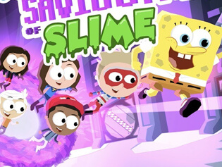 SpongeBob SquarePants And The Saviours Of Slime . BrightestGames.com
