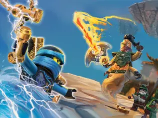 LEGO Ninjago Escape From Djinjago . BrightestGames.com