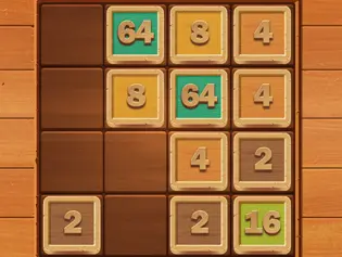 2048 Wooden Edition . Online Games . BrightestGames.com