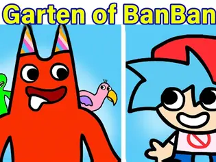 FNF Garten Of Banban Ourple Remix . BrightestGames.com