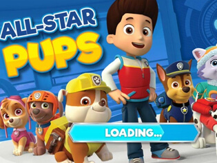 Paw Patrol: All Star Pups . BrightestGames.com