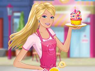 Barbie Super Cake Shop . Online Games . BrightestGames.com