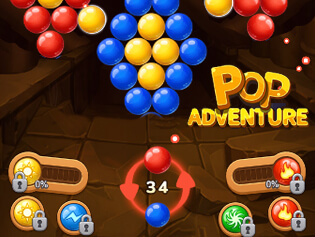 Pop Adventure . Online Games . BrightestGames.com