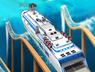 Ship Ramp Jumping . Online Games . BrightestGames.com