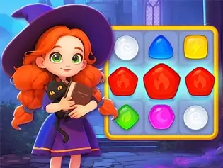 Magic And Wizards Match . Online Games . BrightestGames.com