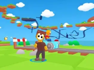Walkthrough Obby: Crazy Cart Ride . BrightestGames.com